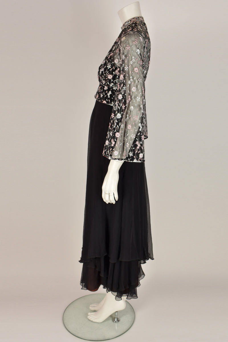 LESLEY SANDRA 70s dress and jacket suit XS – Found And Vision